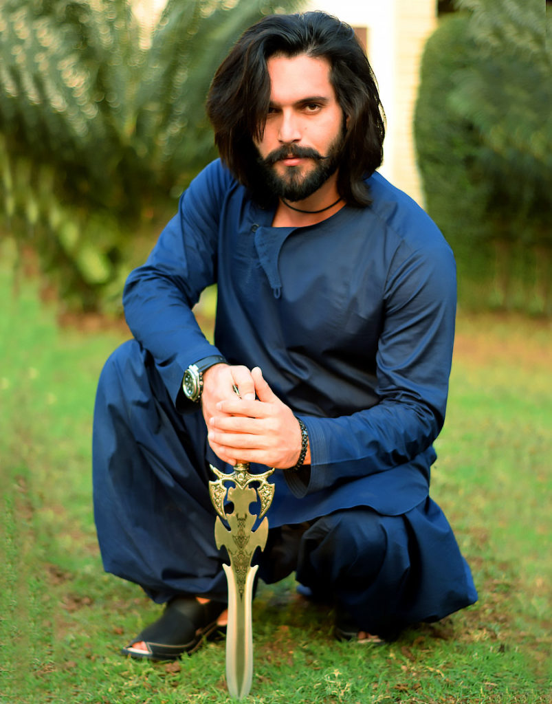 Shahbazi Gala - Royal Pashtun Kameez Shalwar Suit - JHONUM